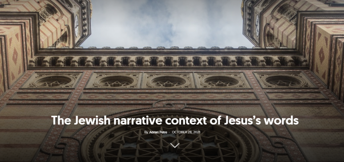 Jesus's speech and His atypical vocabulary